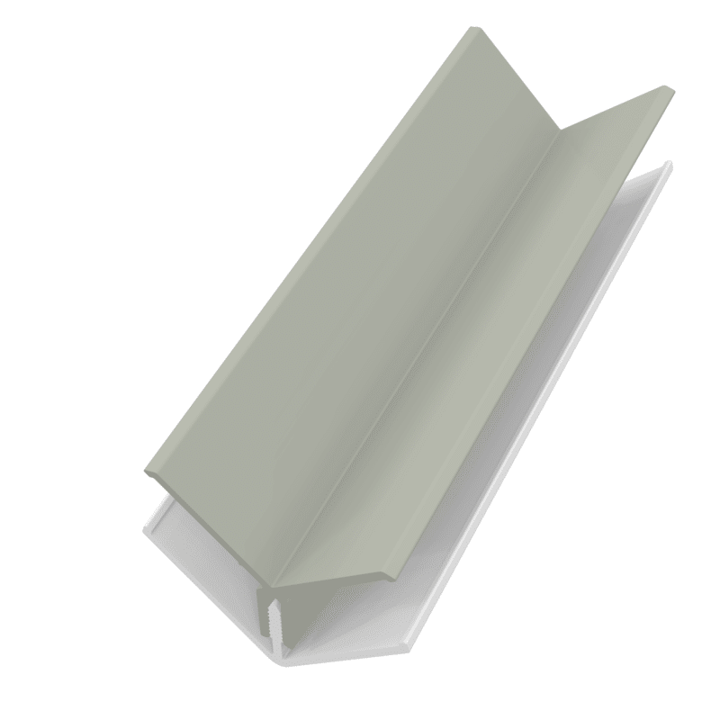 2 Part Internal Corner Trim for PVC Cladding – Wilplas